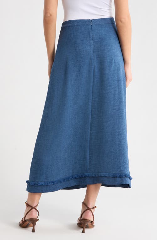 VINCE CAMUTO Fringe Detail A-Line Maxi Skirt